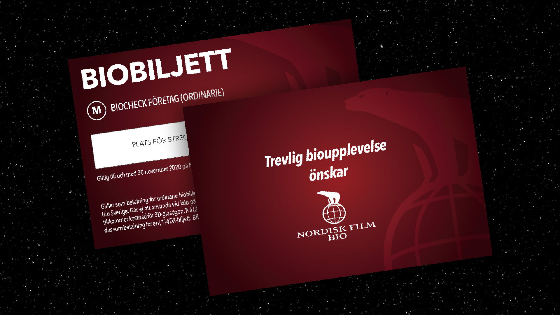 Företagsbiljetter | Nordisk Film Bio